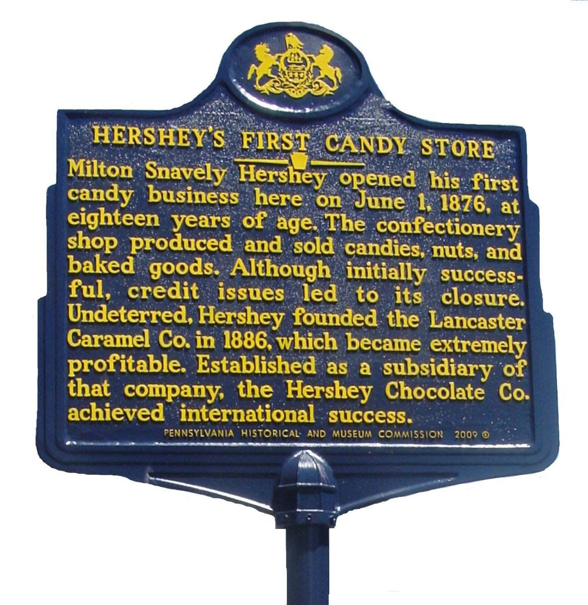 Hershey’s First Candy Store – OLIVER EVANS CHAPTER